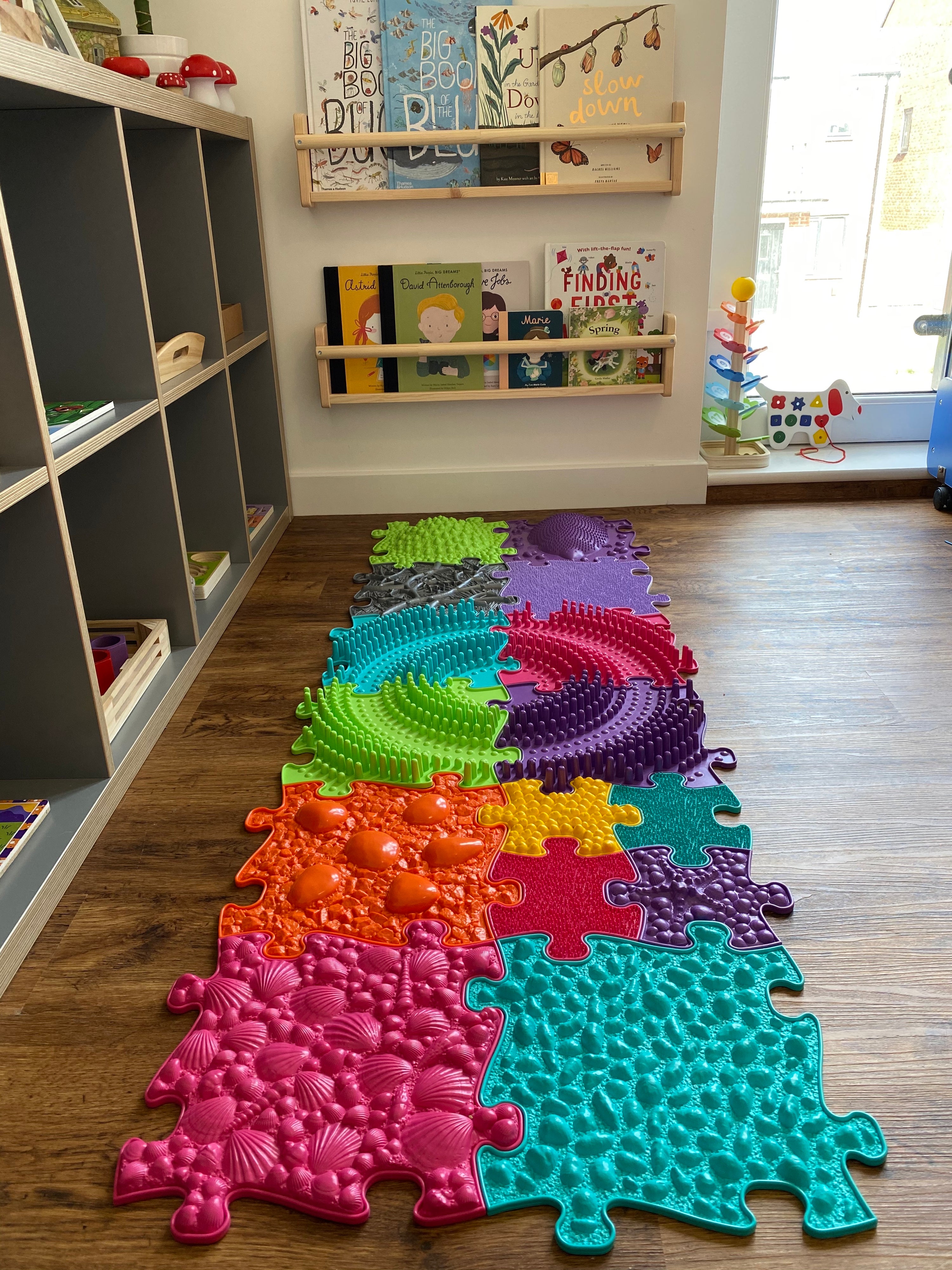 Playroom furniture for building healthy joints and muscles