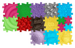 Huge 2 Muffik Sensory Play Mat Set: Happy Feet Play Mats