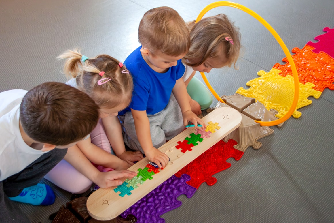 Muffik Sensory Play Mats for Kids – Happy Feet Play Mats